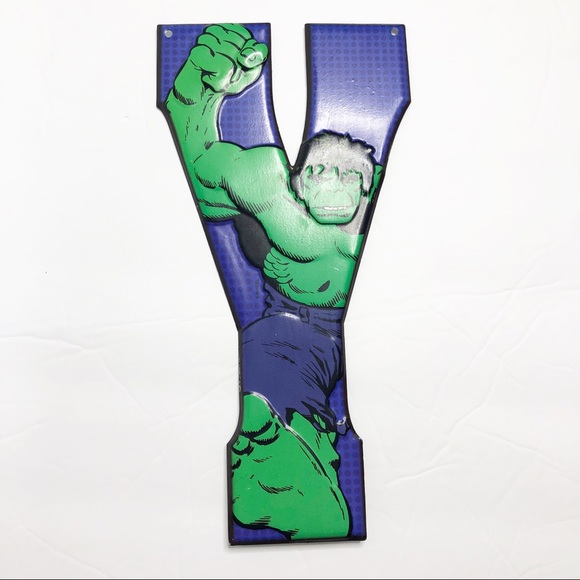 Accents | Genuine Marvel 1 Thin Metal Letter Y Comic Desig | Poshmark